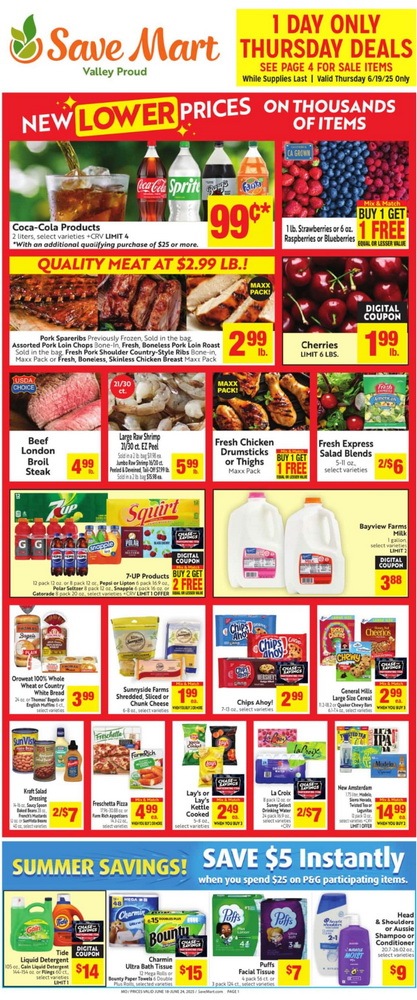 Save Mart Supermarkets Weekly Ad Jun 18 – Jun 24, 2025