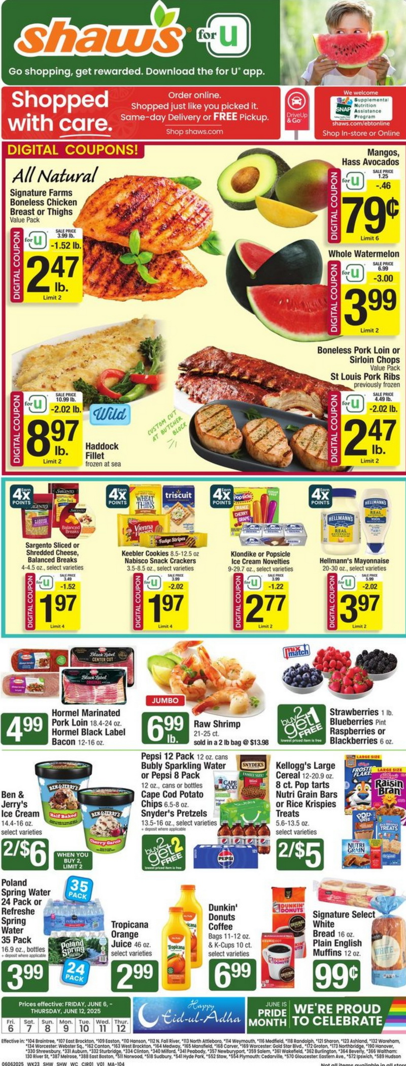 Shaw's Weekly Ad Jun 06 – Jun 12, 2025