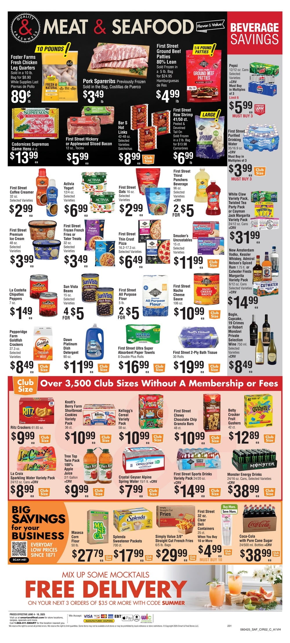 Smart & Final Weekly Ad Jun 04 – Jun 10, 2025