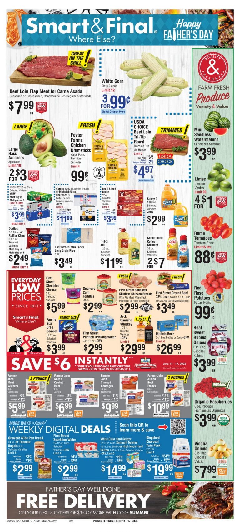 Smart & Final Weekly Ad Jun 11 – Jun 17, 2025