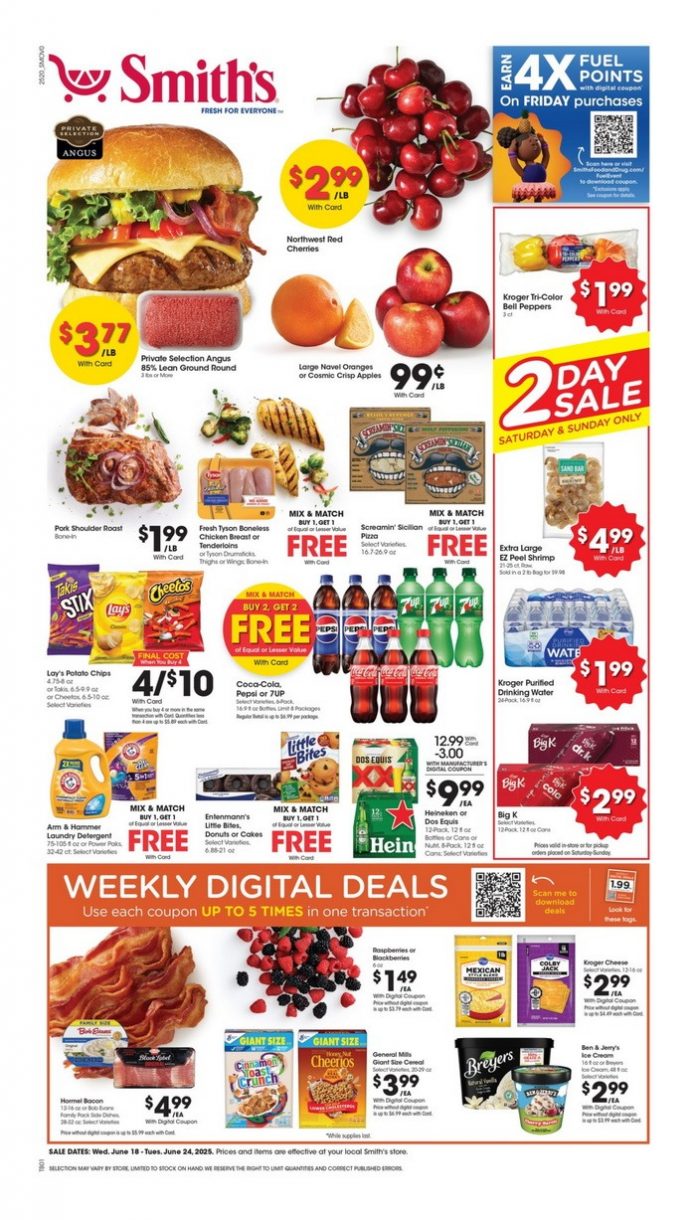 Smith's Food and Drug Weekly Ad Jun 18 – Jun 24, 2025