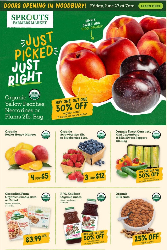 Sprouts Weekly Ad Jun 25 – Jul 01, 2025