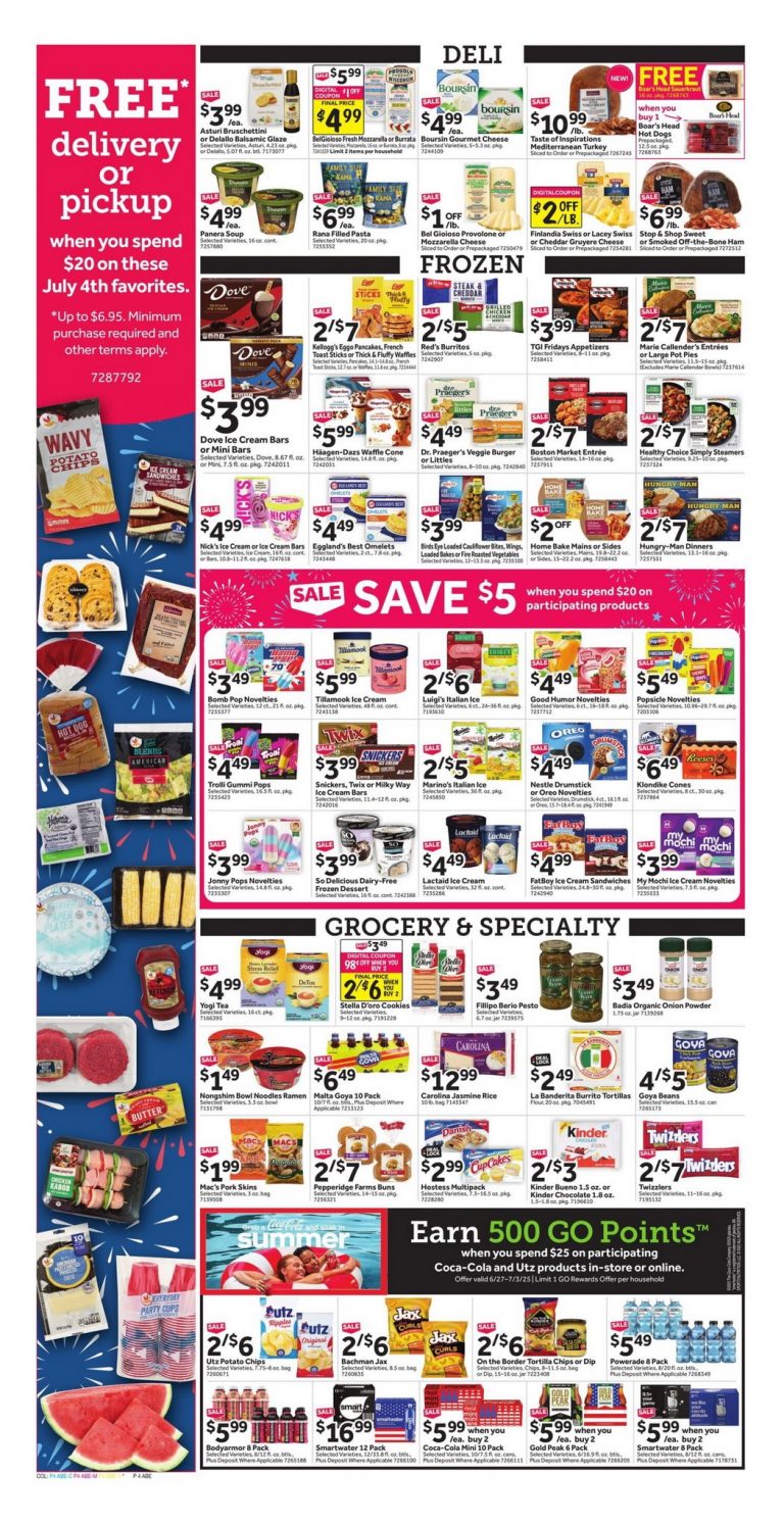 Stop & Shop Weekly Ad Jun 27 – Jul 03, 2025 (4th of July Promotion ...