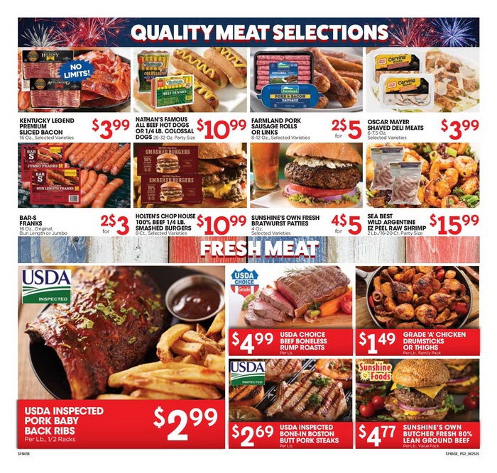 Sunshine Foods Weekly Ad Jun 25 – Jul 08, 2025 (Independence Day ...