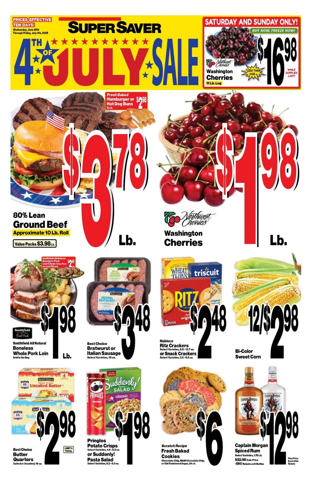 Super Saver Weekly Ad Jun 25 – Jul 04, 2025 (4th Of July Sale Included)