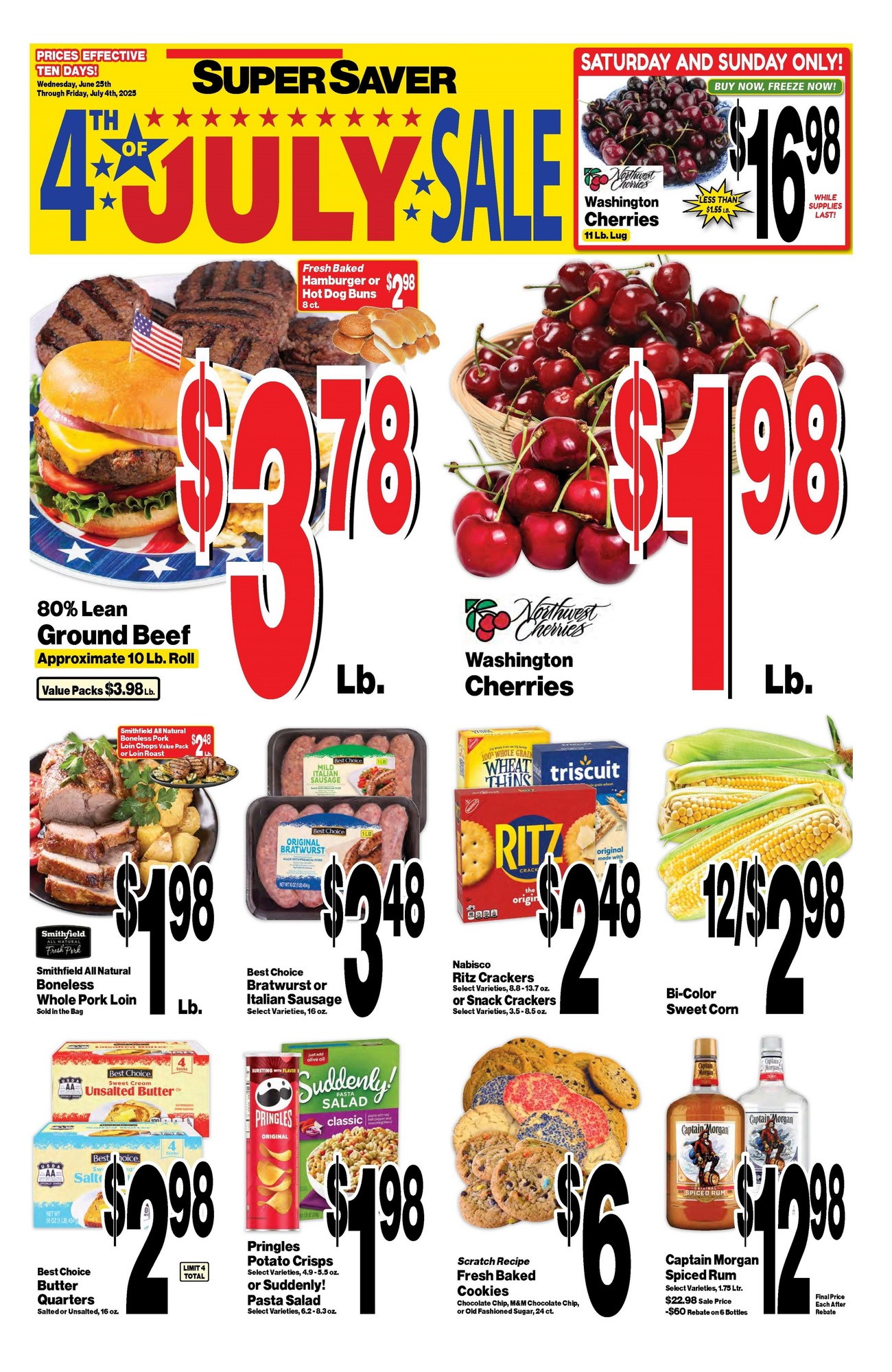 Super Saver Weekly Ad Jun 25 – Jul 04, 2025 (4th Of July Sale Included)