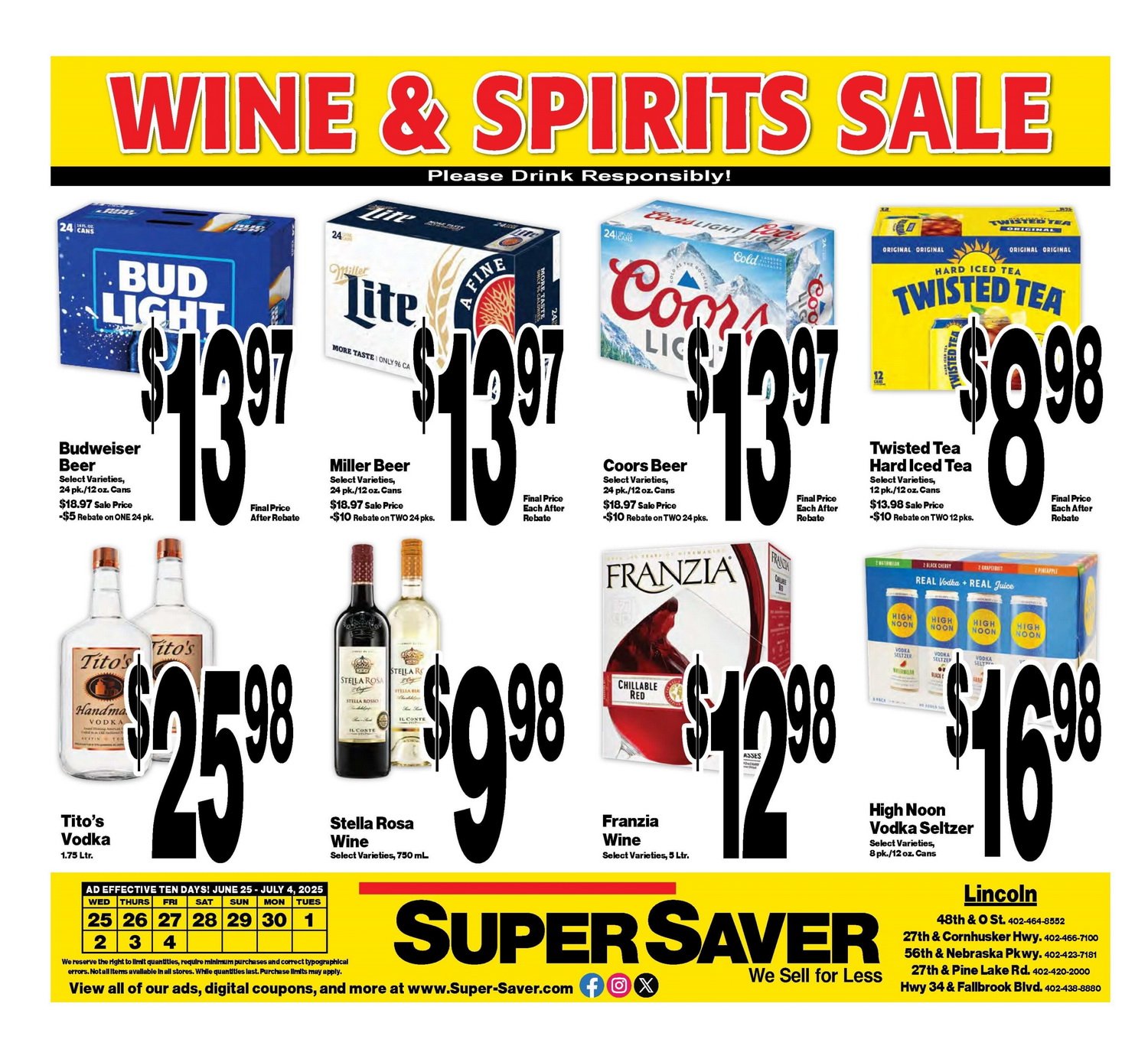 Super Saver Weekly Ad Jun 25 – Jul 04, 2025 (4th Of July Sale Included)
