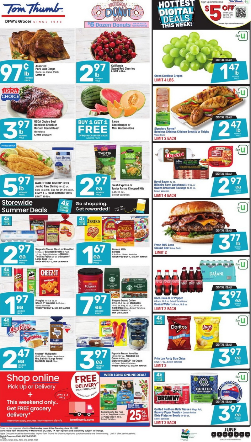 Tom Thumb Weekly Ad Jun 04 – Jun 10, 2025