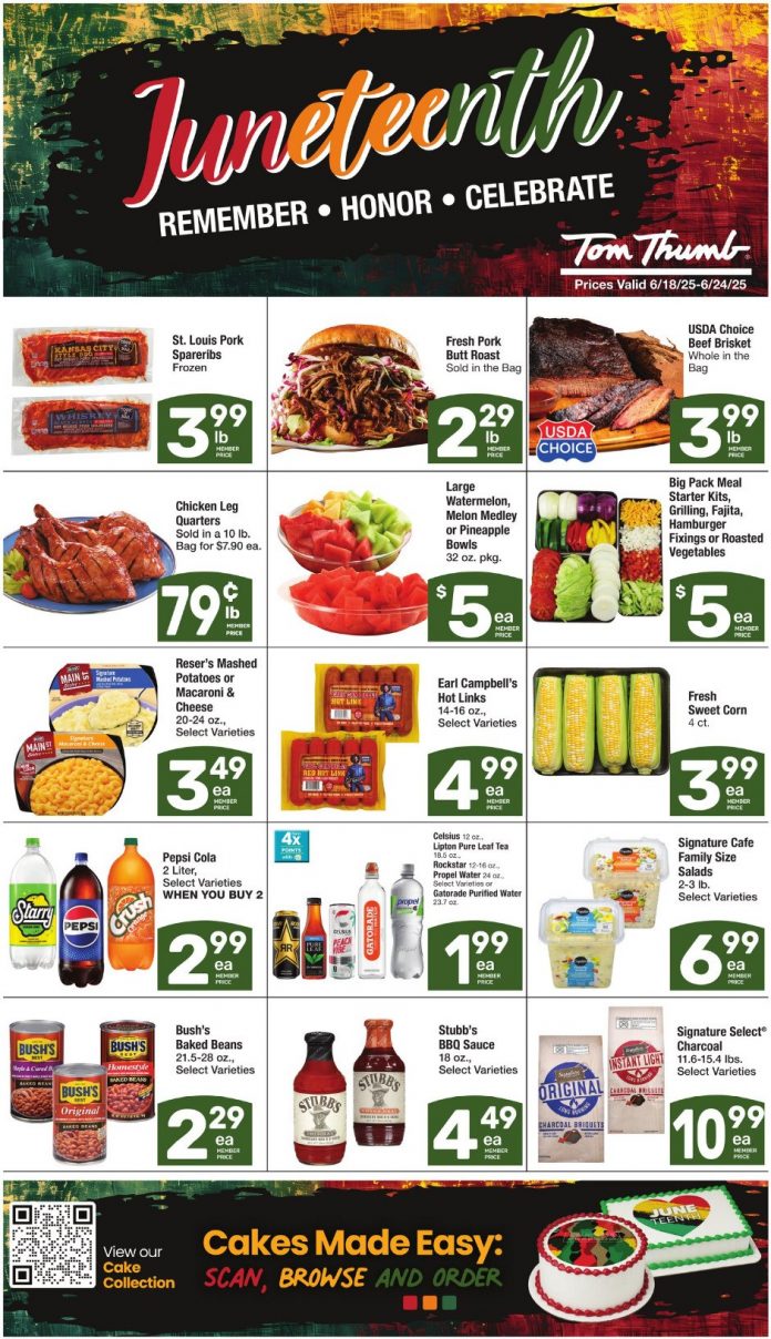 Tom Thumb Weekly Ad Jun 18 – Jun 24, 2025