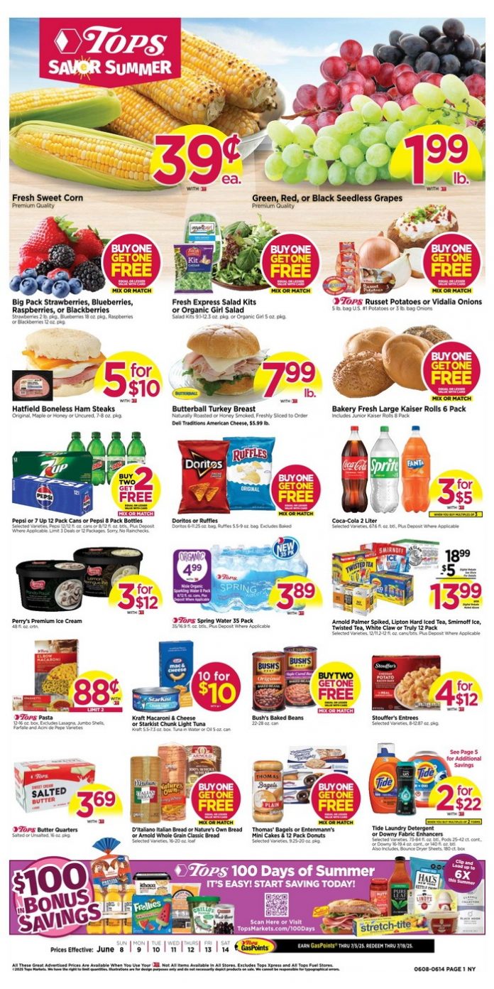 Tops Weekly Ad Jun 08 – Jun 14, 2025