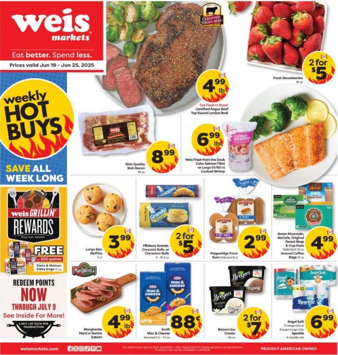 Weis Markets Weekly Ad Jun 19 – Jun 25, 2025