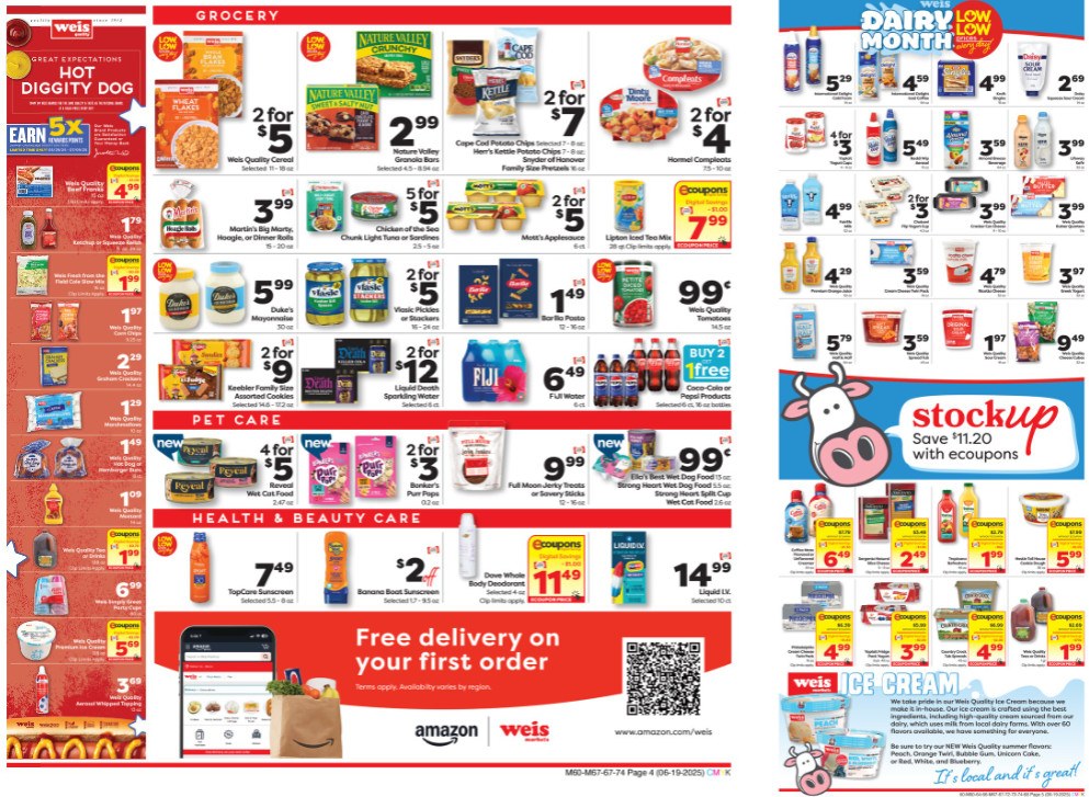 Weis Markets Weekly Ad Jun 19 – Jun 25, 2025