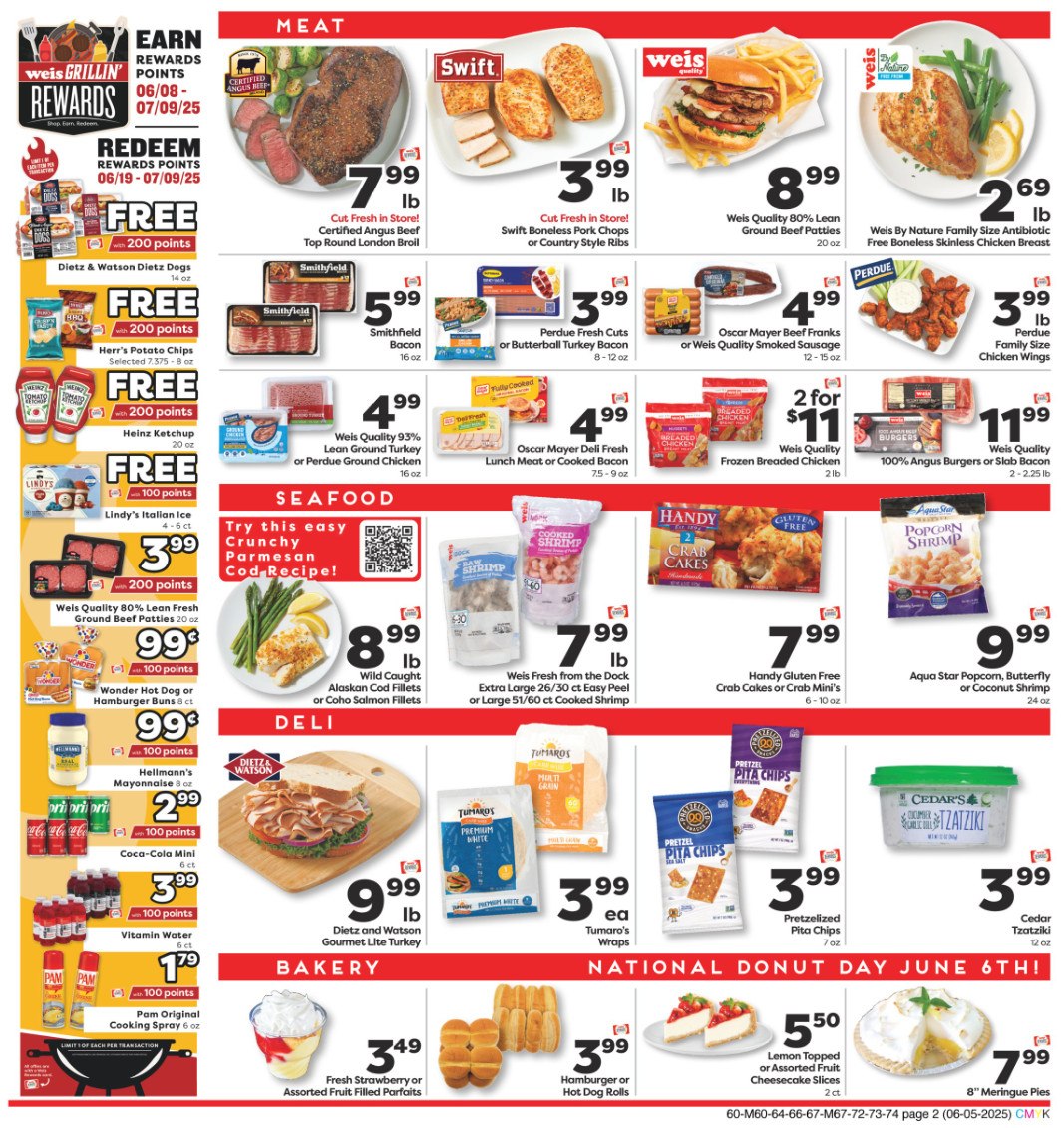 Weis Markets Weekly Ad Jun 05 – Jun 11, 2025