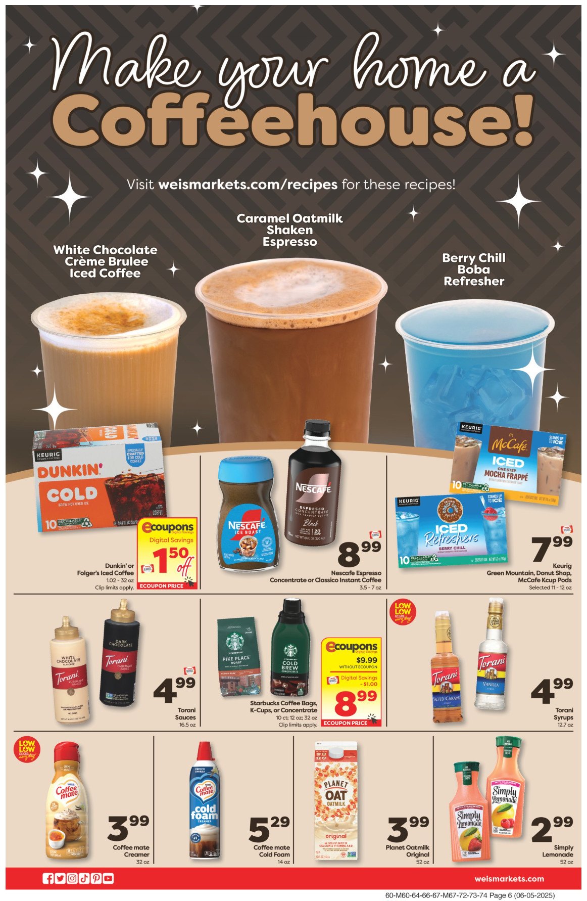 Weis Markets Weekly Ad Jun 05 – Jun 11, 2025