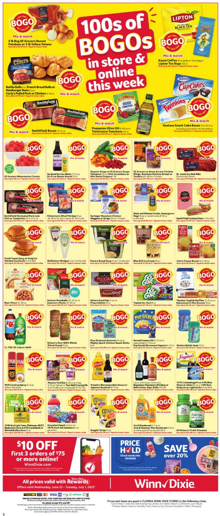 Winn-Dixie Weekly Ad Jun 25 – Jul 01, 2025