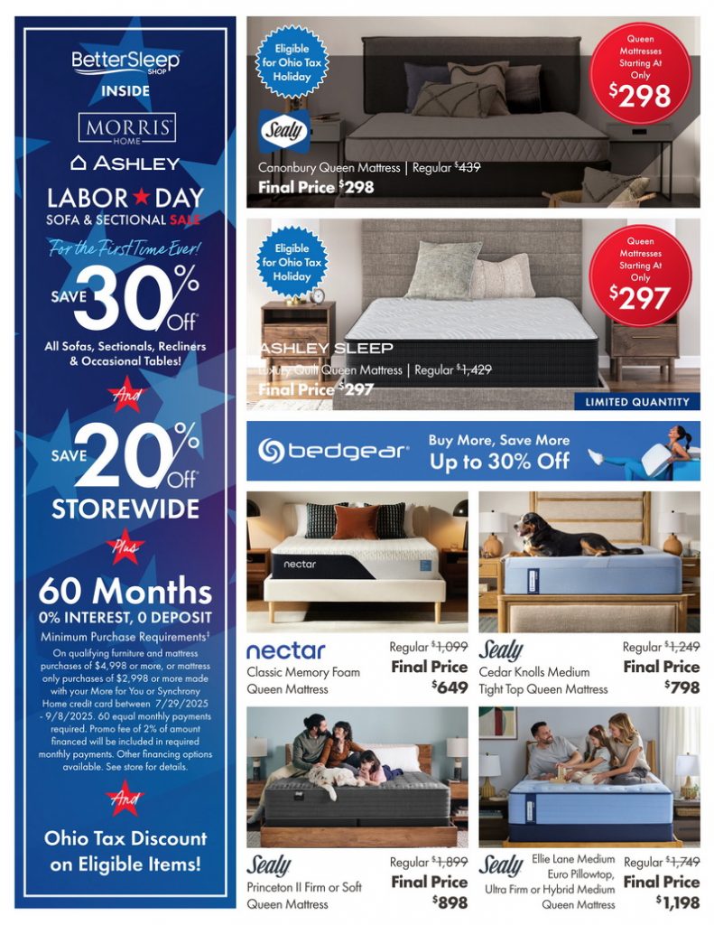Ashley Furniture HomeStore Labor Day Sofa & Sectional Sale Jul 28 – Sep ...