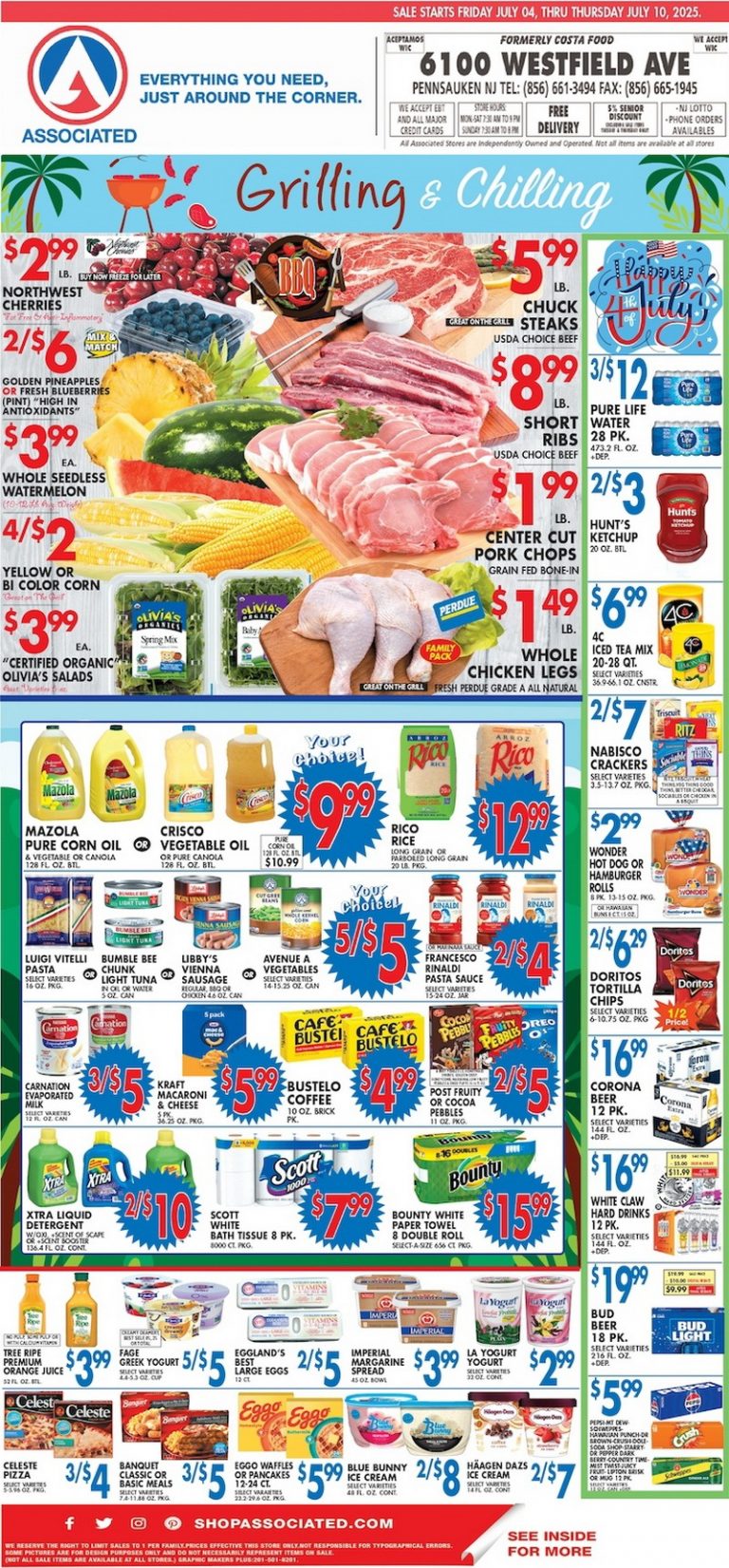 Associated Supermarkets Weekly Ad Jul 04 – Jul 10, 2025 (4th of July ...