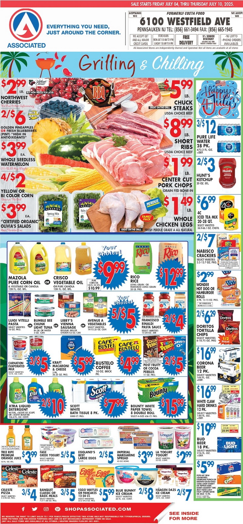 Associated Supermarkets Weekly Ad Jul 04 – Jul 10, 2025 (4th of July ...