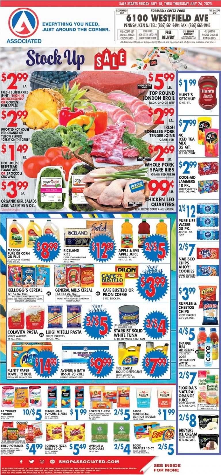 Associated Supermarkets Weekly Ad Jul 18 – Jul 24, 2025