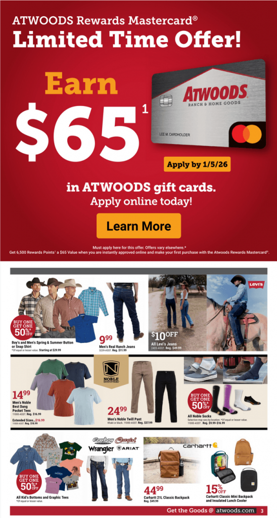 Atwoods Weekly Ad Jul 30 – Aug 10, 2025