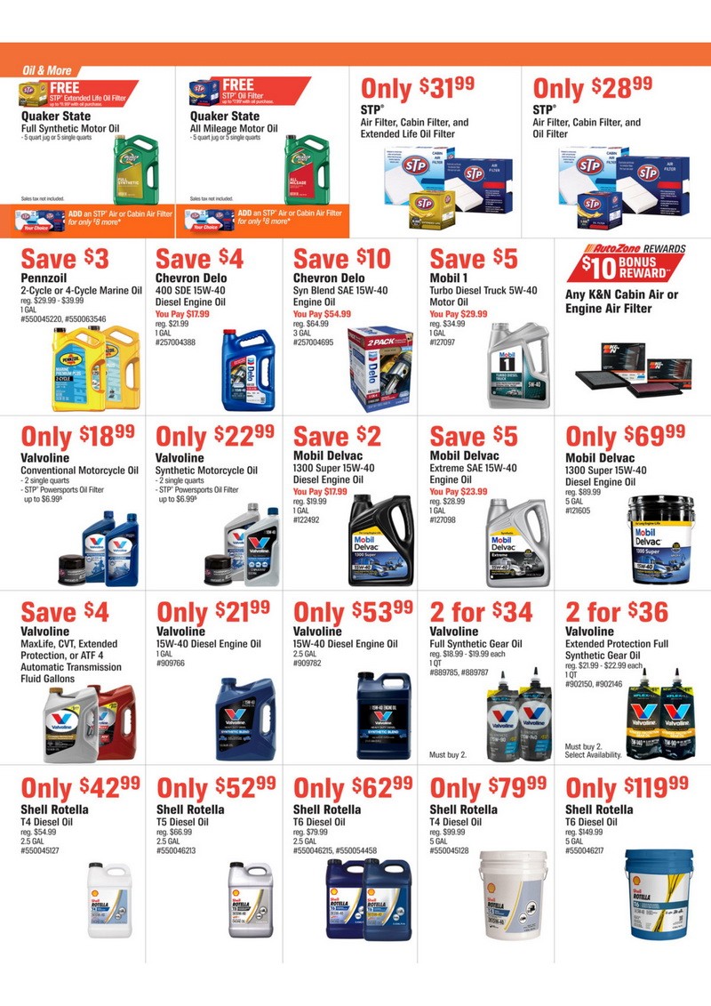 AutoZone Monthly Ad Jul 01 – Jul 28, 2025