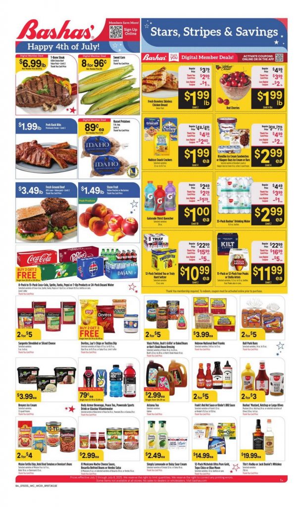 Bashas Weekly Ad Jul 02 – Jul 08, 2025 (4th of July Sale Included)