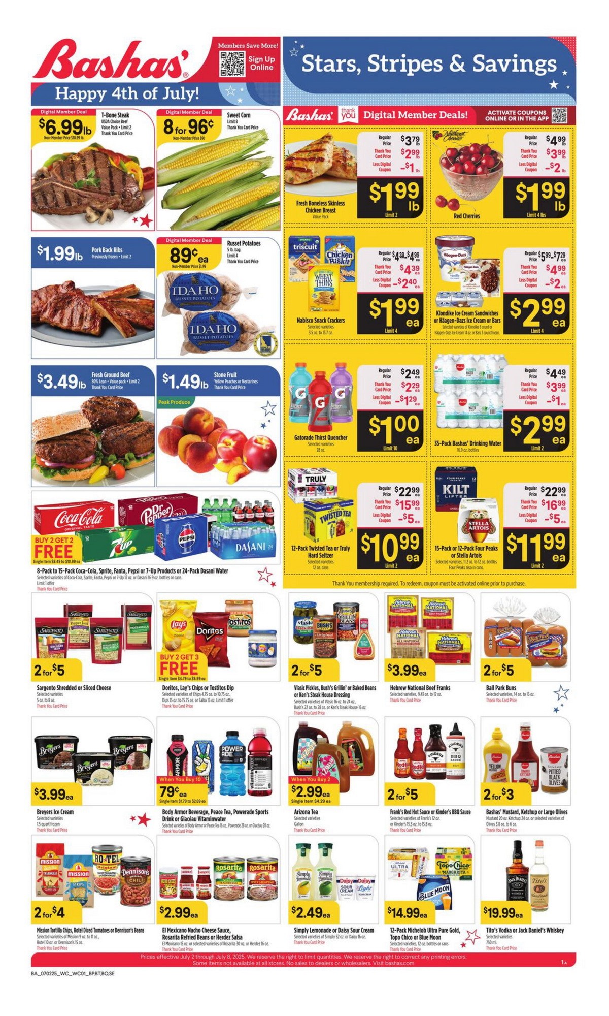Bashas Weekly Ad Jul 02 – Jul 08, 2025 (4th of July Sale Included)