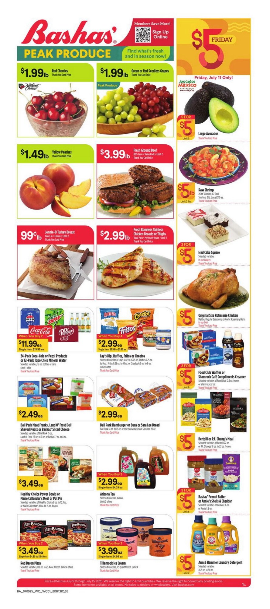Bashas Weekly Ad Jul 09 – Jul 15, 2025