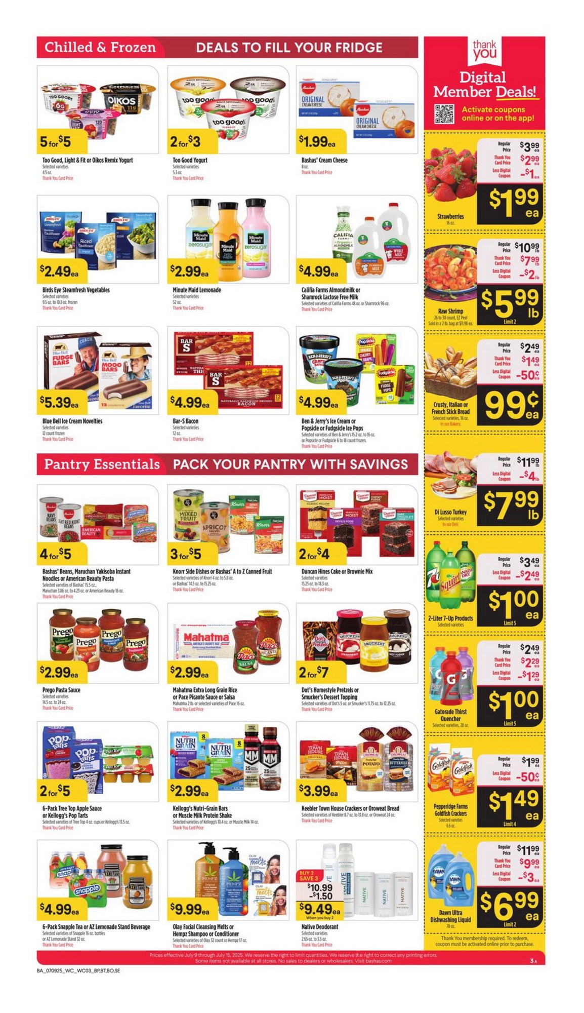 Bashas Weekly Ad Jul 09 – Jul 15, 2025