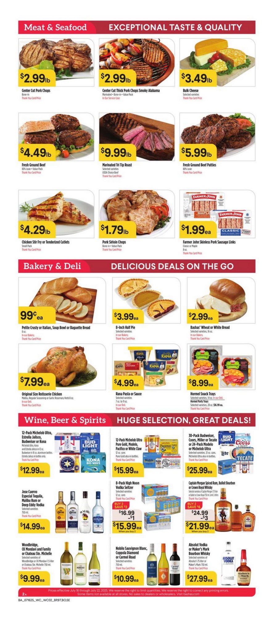 Bashas Weekly Ad Jul 16 – Jul 22, 2025