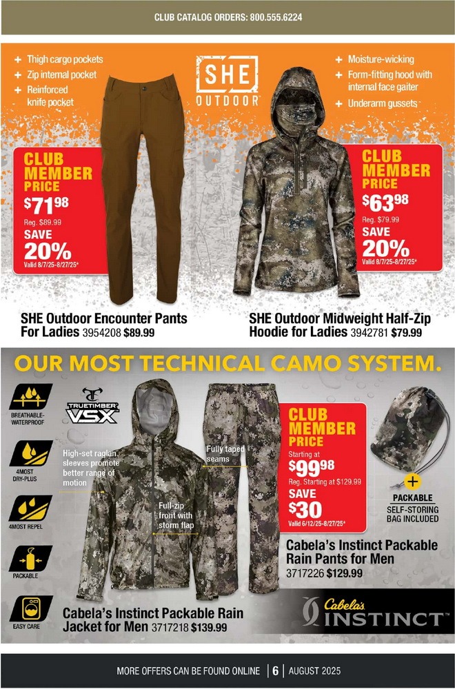 Bass Pro Shops August Club Flyer Aug 01 – Aug 31, 2025