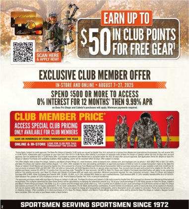 Bass Pro Shops Fall Hunting Classic Sale Aug 07 – Aug 27, 2025