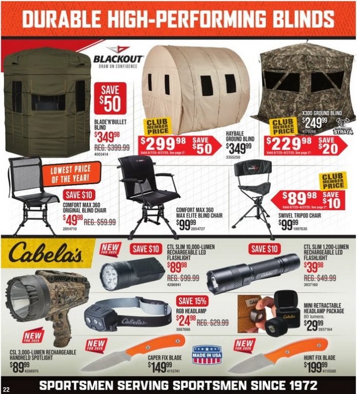 Bass Pro Shops Fall Hunting Classic Sale Aug 07 – Aug 27, 2025