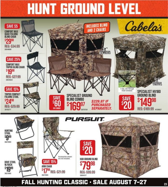 Bass Pro Shops Fall Hunting Classic Sale Aug 07 – Aug 27, 2025