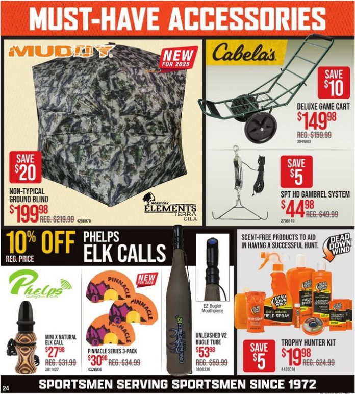 Bass Pro Shops Fall Hunting Classic Sale Aug 07 – Aug 27, 2025
