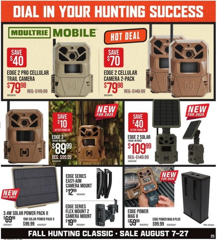 Bass Pro Shops Fall Hunting Classic Sale Aug 07 – Aug 27, 2025