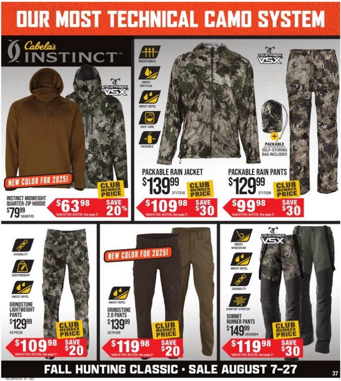Bass Pro Shops Fall Hunting Classic Sale Aug 07 – Aug 27, 2025
