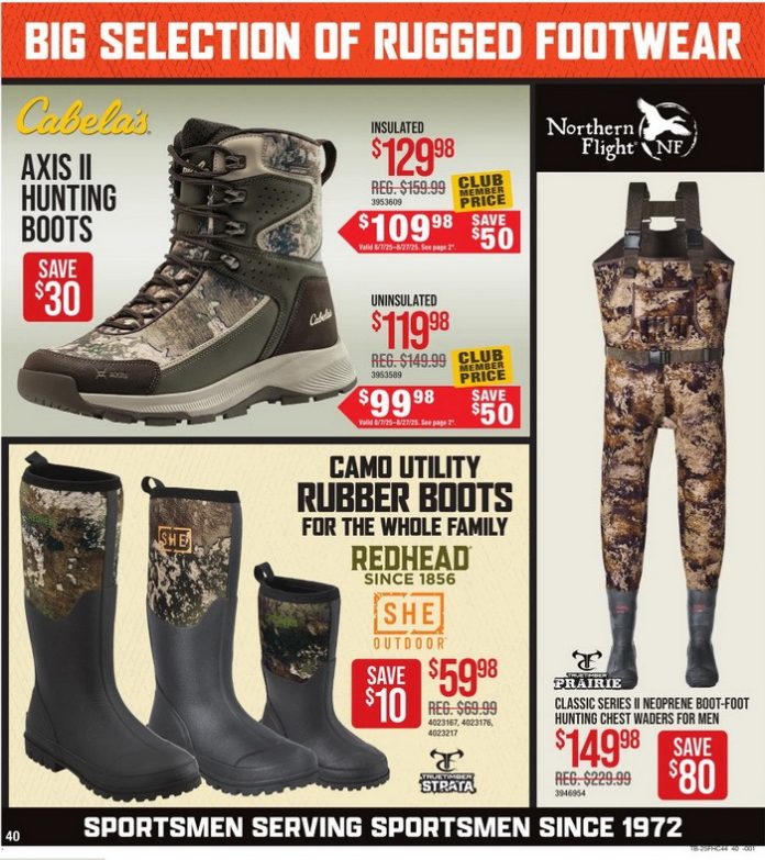 Bass Pro Shops Fall Hunting Classic Sale Aug 07 – Aug 27, 2025