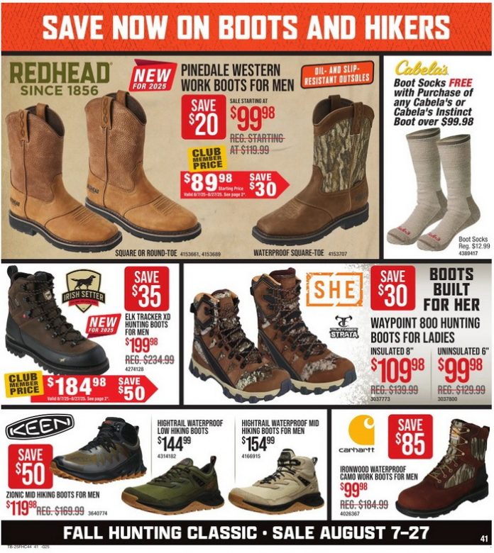 Bass Pro Shops Fall Hunting Classic Sale Aug 07 – Aug 27, 2025