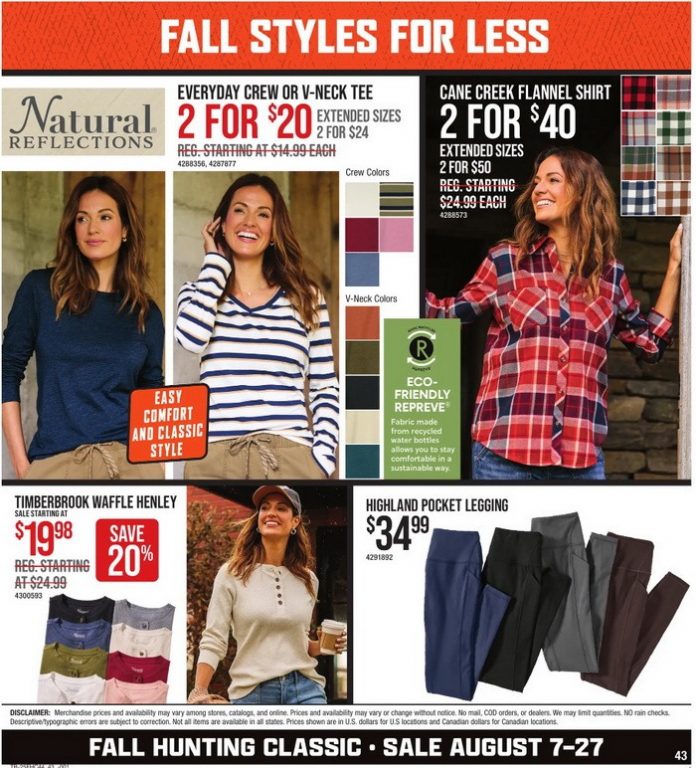 Bass Pro Shops Fall Hunting Classic Sale Aug 07 – Aug 27, 2025