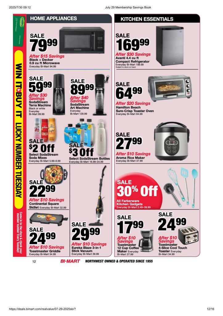 Bi-Mart Weekly Ad Jul 29 – Aug 18, 2025