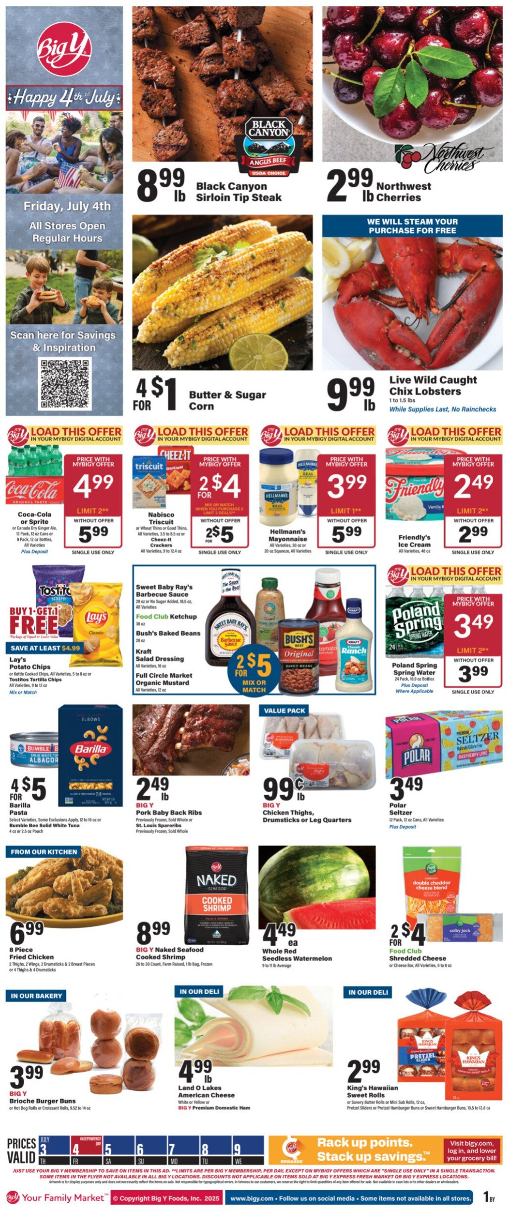 Big Y Weekly Ad Jul 03 – Jul 09, 2025 (4th of July Promotion Included)