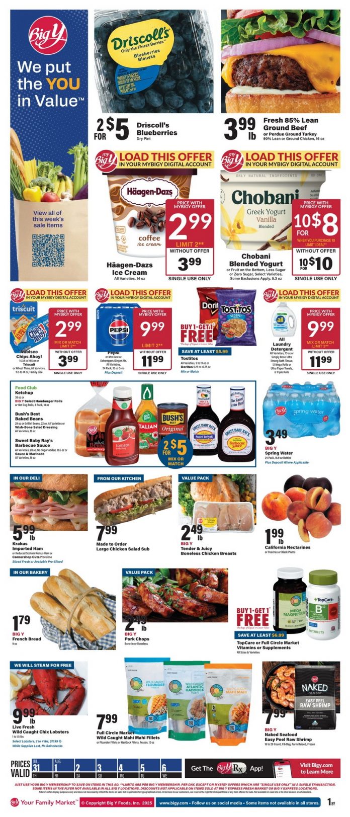 Big Y Weekly Ad Jul 31 – Aug 06, 2025