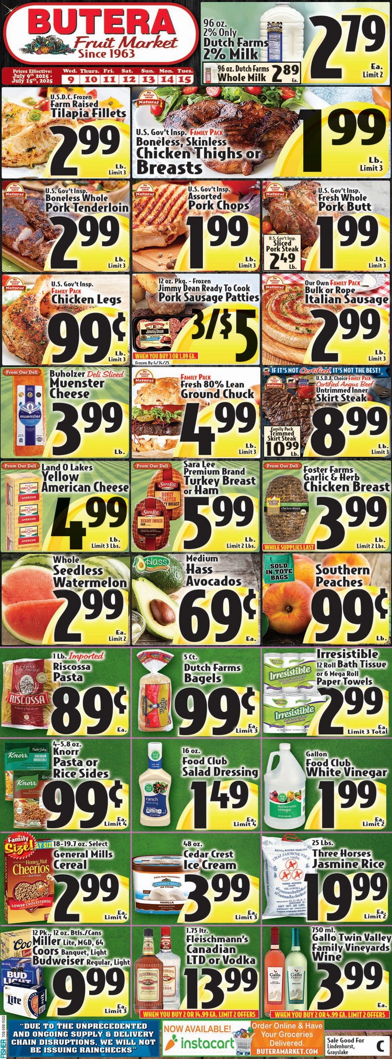 Butera Weekly Ad Jul 09 – Jul 15, 2025