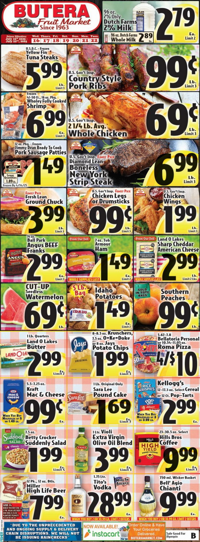 Butera Weekly Ad Jul 16 – Jul 22, 2025