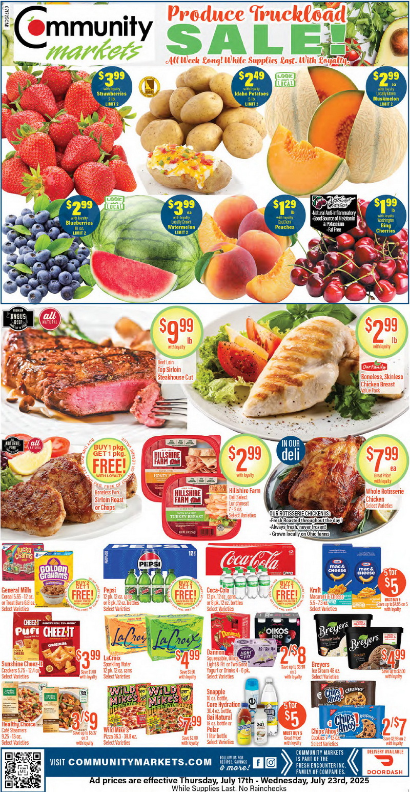 Community Markets Weekly Ad Jul 17 – Jul 23, 2025