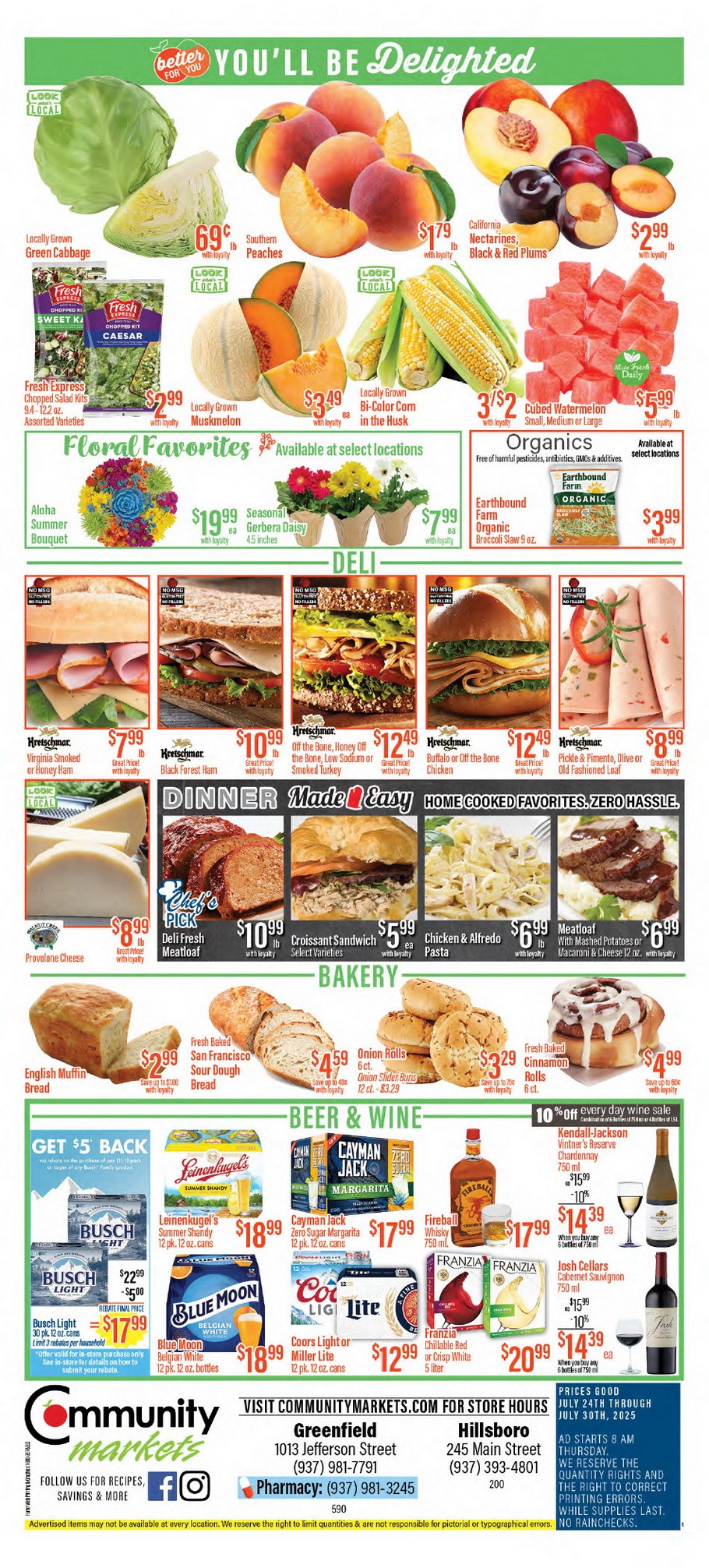 Community Markets Weekly Ad Jul 24 – Jul 30, 2025