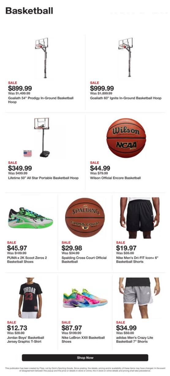 Dick's Sporting Goods Weekly Ad Jul 30 – Aug 05, 2025