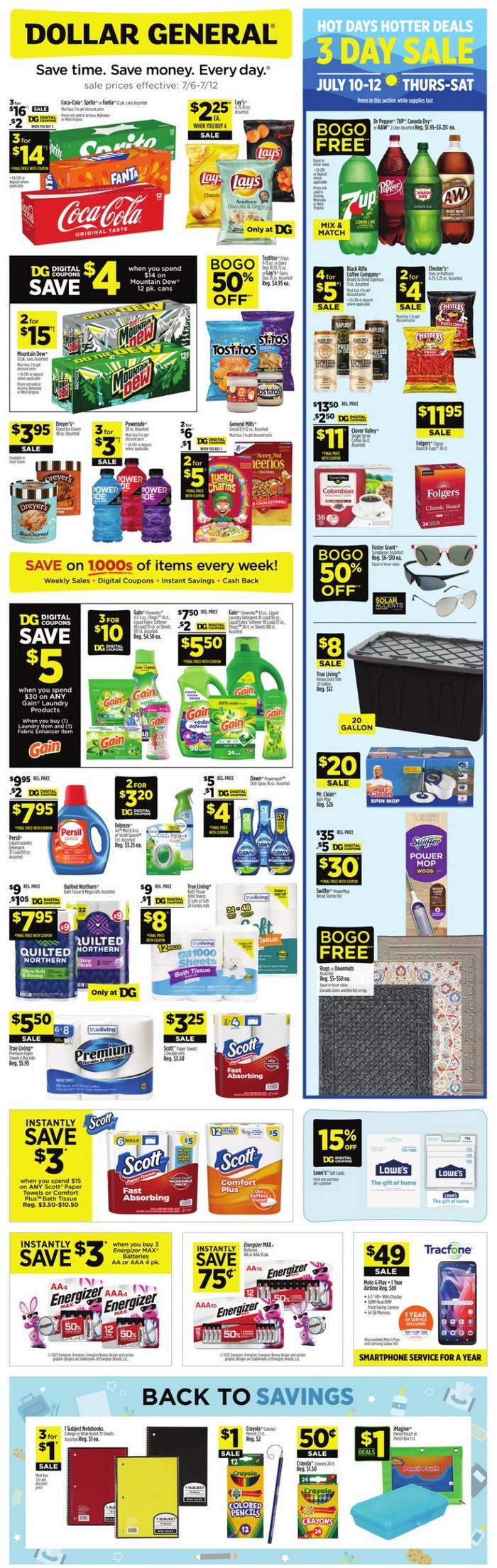 Dollar General Weekly Ad Jul 06 – Jul 12, 2025
