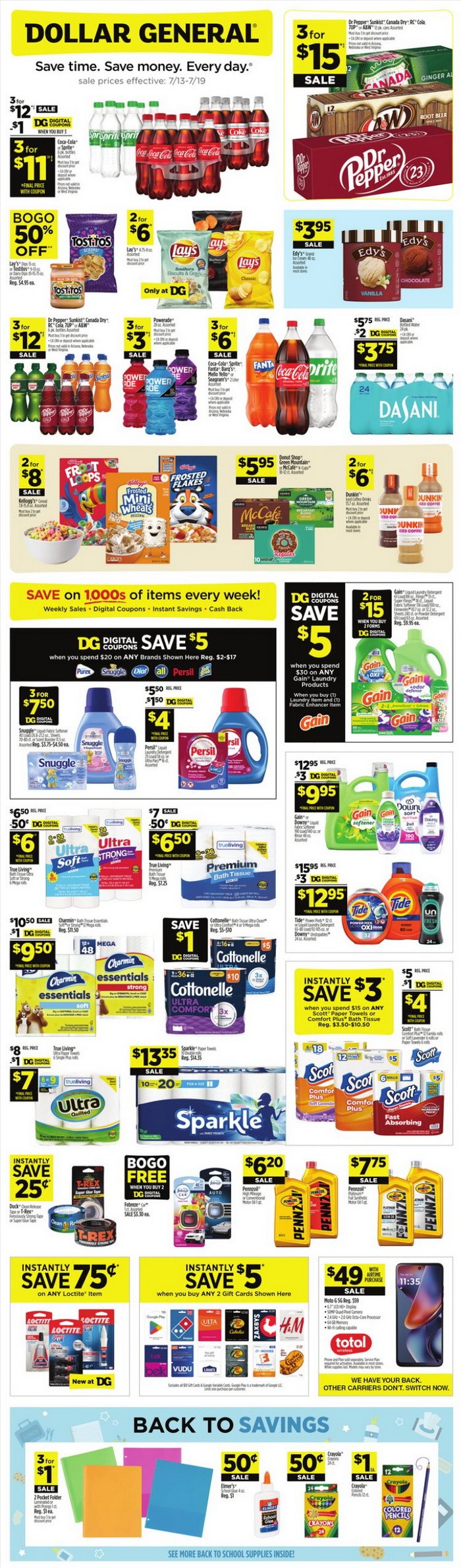 Dollar General Weekly Ad Jul 13 – Jul 19, 2025